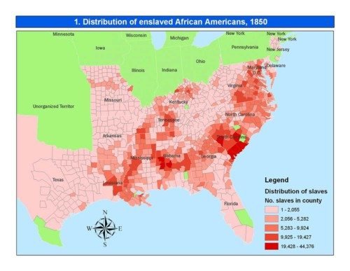 1850 and 1860 U.S. Federal Slave Census Schedule